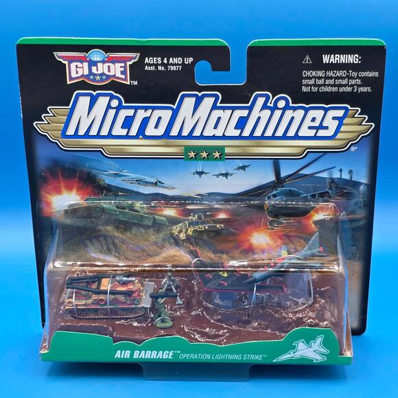 Galoob | Toys | Micro Machines Gi Joe Air Barrage Operation Lightning ...